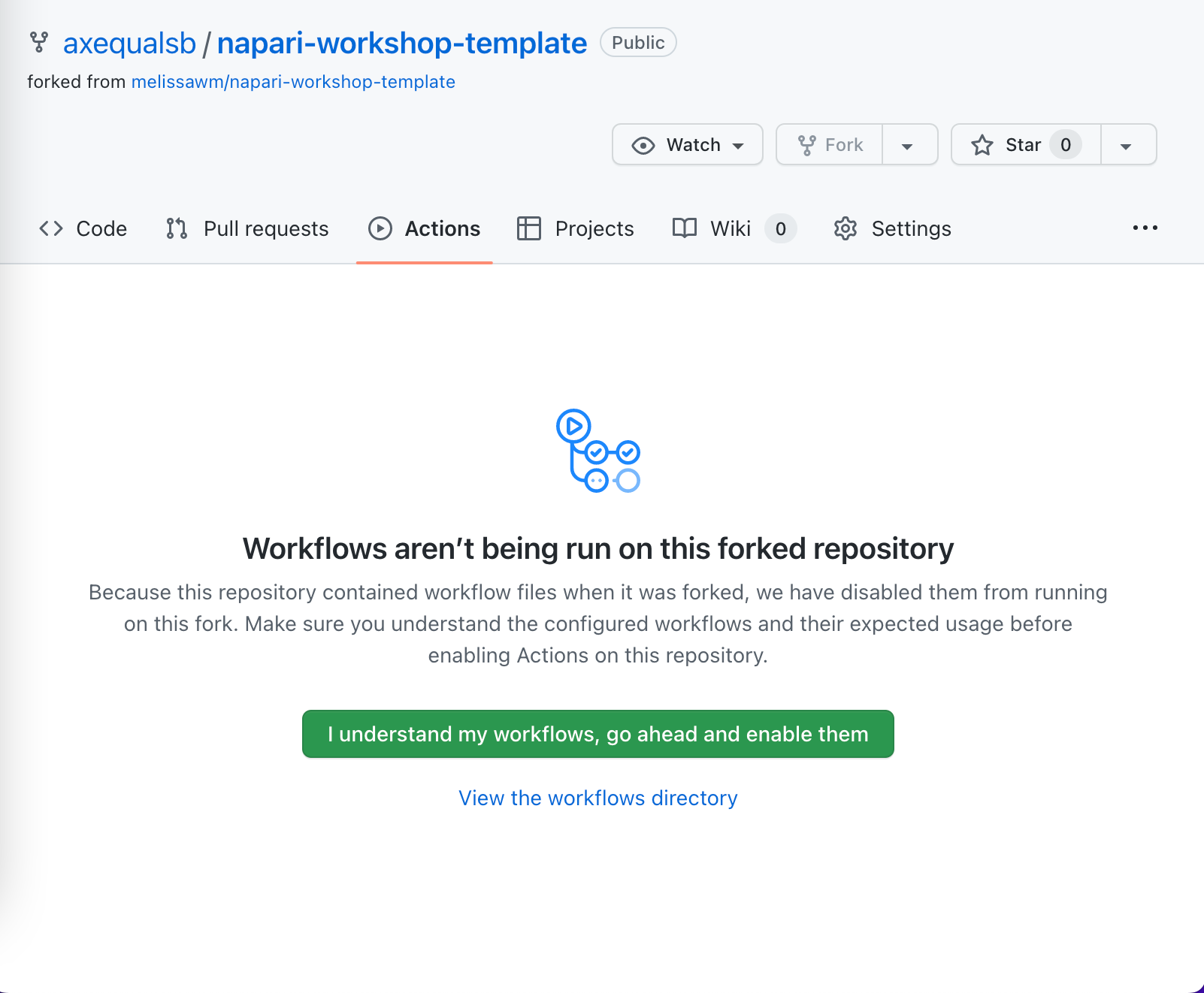 How to deploy your workshop — napari workshop template